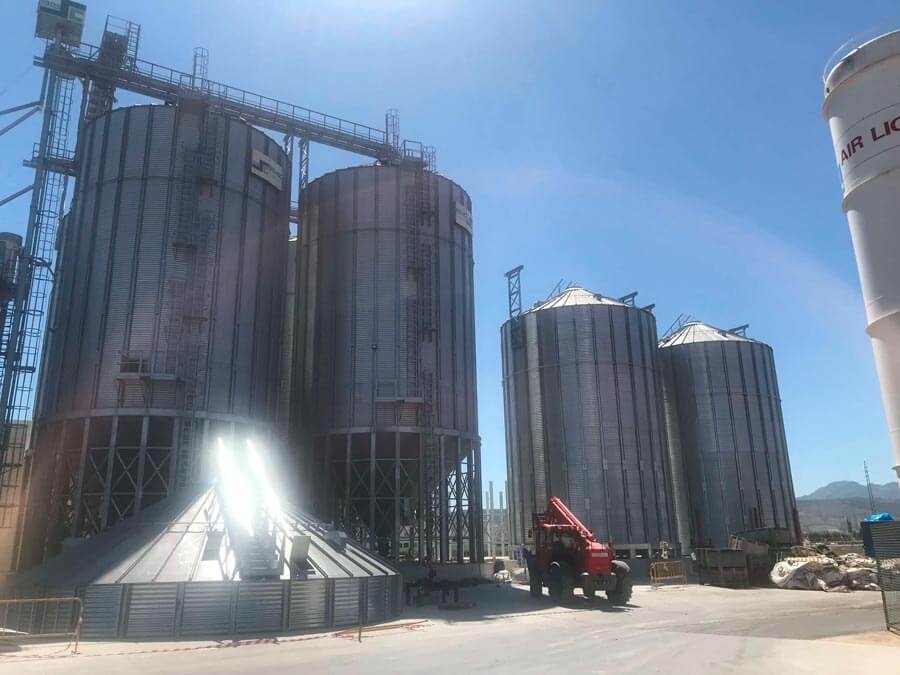 Expansion of a quinoa storage plant in Spain - Gandaria - Silos Spain