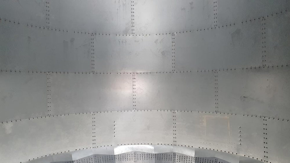 Forro interior de chapa lisa para silos - Gandaria - Silos Spain